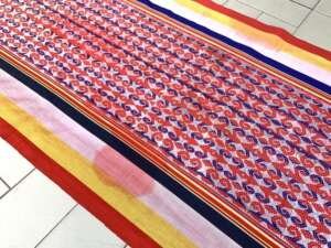 Ritual Blanket Silver Thread and Cotton~Kain Sunkit CLOTH FABRIC