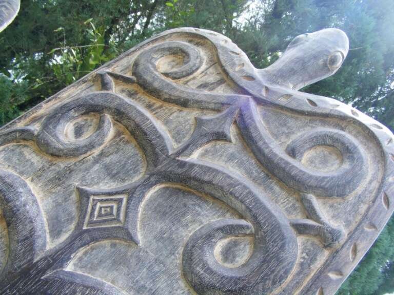 Asian Shield Hardwood Kayu Jati ARMOR wall and home deco design