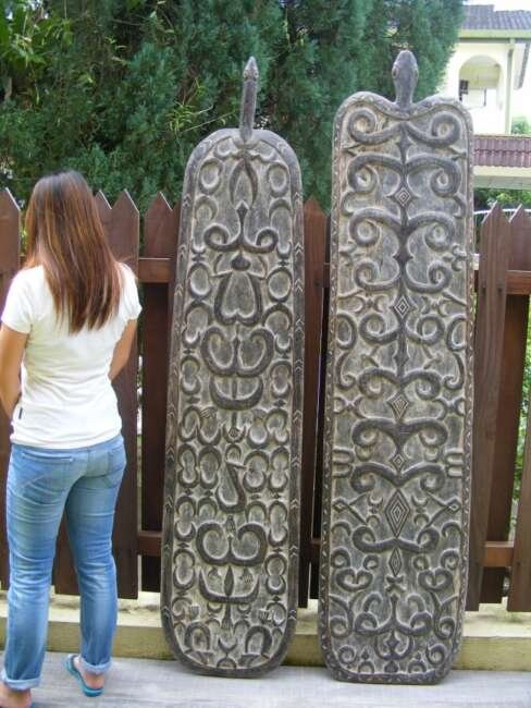 Asian Shield Hardwood Kayu Jati ARMOR wall and home deco design