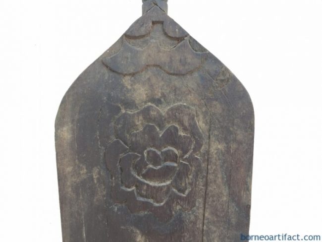 Antique Paddle Kayak Water Sport Wall Painting Asian Tribe