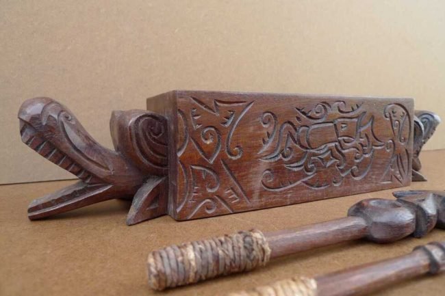 TATTOO KIT LARGE NATIVE SET Mallet Body Piercing Borneo DAYAK