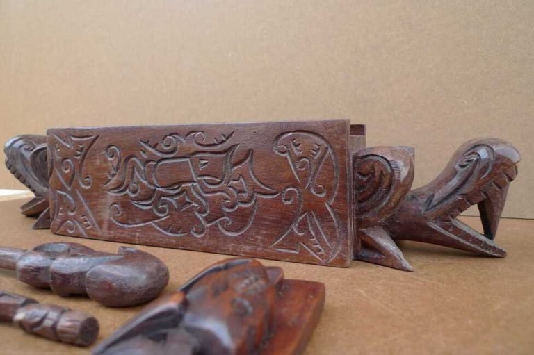 TATTOO KIT LARGE NATIVE SET Mallet Body Piercing Borneo DAYAK