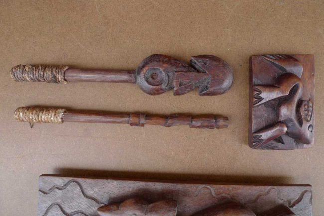 TATTOO KIT LARGE NATIVE SET Mallet Body Piercing Borneo DAYAK