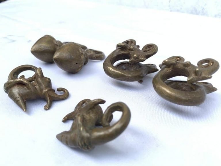 Brass Ear Weight Earring Tribal Body Piercing Borneo Asia Asian Dangle