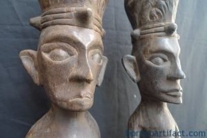 Chieftain Statue NIAS WARRIOR Sculpture Statue Home & Garden