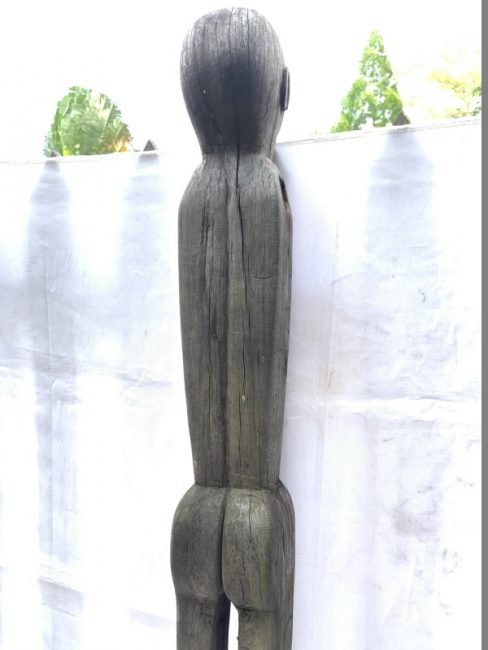 Tribal Figure PATUNG POLISI STATUE Dayak Sculpture Authentic Borneo