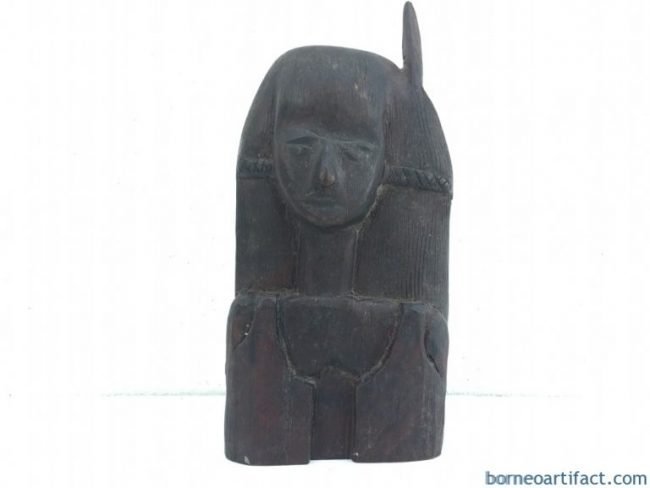 Primitive Art Abstract Borneo Female Figure Statue Sculpture