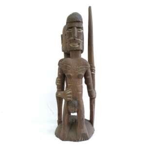 Chieftain Statue NIAS WARRIOR Sculpture Statue Home & Garden