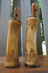 Artifact Figure BONE CHAMBER ONE PAIR HIDDEN CONTAINER Statue