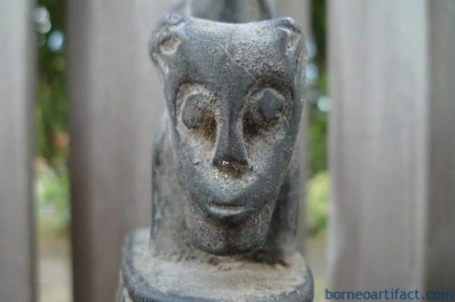 Batak Statue Sculpture GIANT CHAMBER HORN GANA-GANA Figure