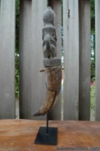 Batak Statue Sculpture GIANT CHAMBER HORN GANA-GANA Figure