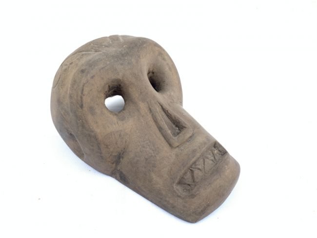 Skull Mask Tribal Face Facial Artefact Wall Pub Garden Deco Art Borneo