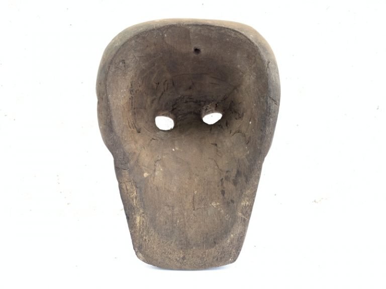 Skull Mask Tribal Face Facial Artefact Wall Pub Garden Deco Art Borneo