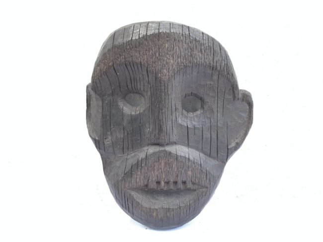 Headhunter Mask IRONWOOD DAYAK AHE Facial Dyak Native Artefact