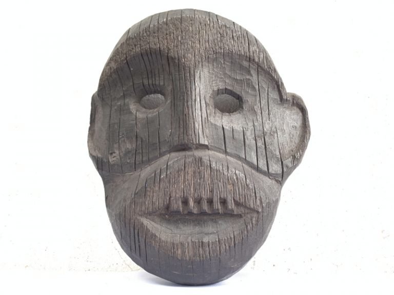 Headhunter Mask IRONWOOD DAYAK AHE Facial Dyak Native Artefact