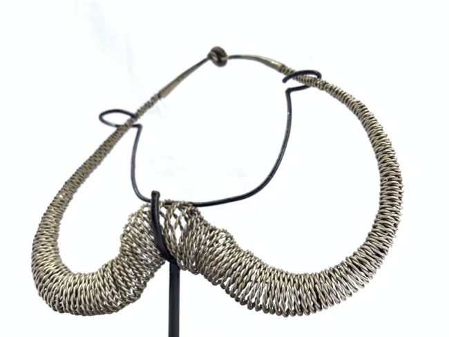 KALABUBU Necklace SILVER BRASS WIRE Body Neck Jewelry Jewel