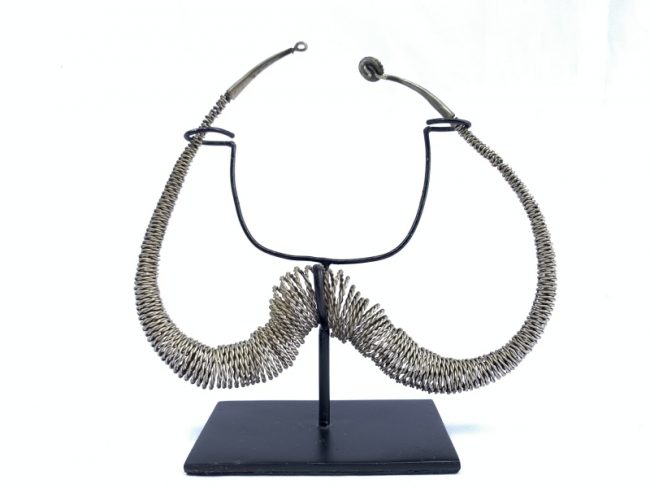 KALABUBU Necklace SILVER BRASS WIRE Body Neck Jewelry Jewel