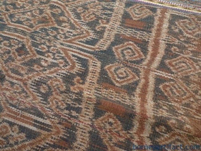 Tribal Costume DAYAK Sieve Pattern Old Ikat Bidang SARONG Skirt