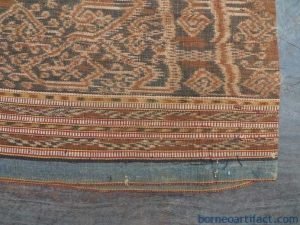 Tribal Costume DAYAK Sieve Pattern Old Ikat Bidang SARONG Skirt