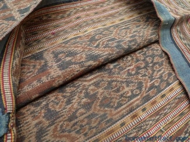 Tribal Costume DAYAK Sieve Pattern Old Ikat Bidang SARONG Skirt