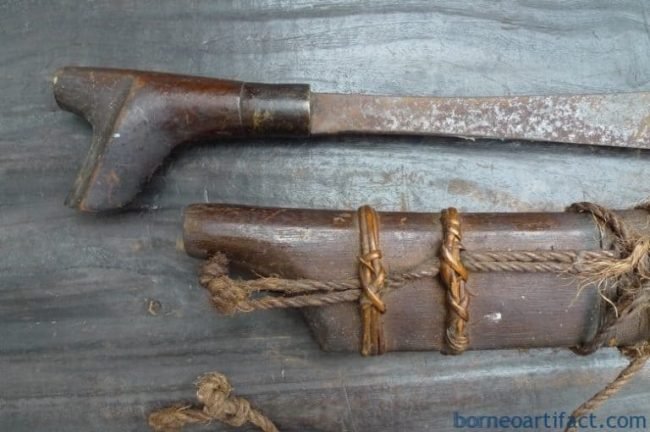 Headhunting Sword DAYAK WEAPON Parang Jimpul Headhunter Knife