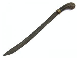 Antique Sword PEDANG SUMBAWA Golok Knife Parang Weapon Lesser