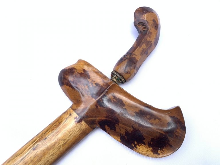 Indonesian Dagger KERIS BATU LAPAK STRAIGHT BLADE Weapon