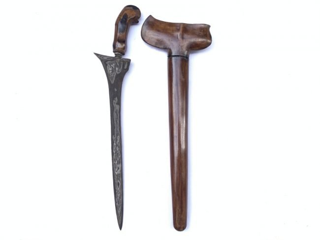 Old Keris BEAUTIFUL BLADE WOS WUTAH Weapon Knife Sword Kris
