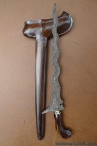 Traditional dagger KERIS NAGA NOGO 520mm SUMATRA Weapon Kris