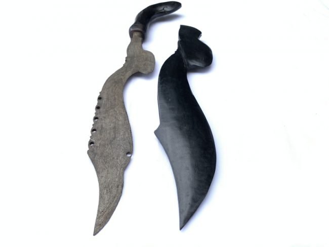 WEAPON BLADE 520mm KUJANG JAWA Knife Dagger Keris Samurai