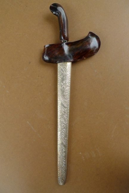 KERIS JAVA Watermelon Skin Blade Knife Weapon Sword Dagger Kriss