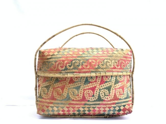 TRADITIONAL HANDBAG BAG DAYAK From Natural Rattan TREE SKIN