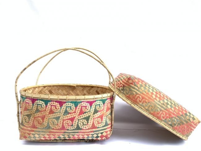 TRADITIONAL HANDBAG BAG DAYAK From Natural Rattan TREE SKIN