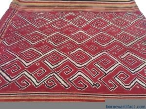 Antique Sarong SUNGKIT SKIRT Dayak OLD DRESS TEXTILE TRIBAL
