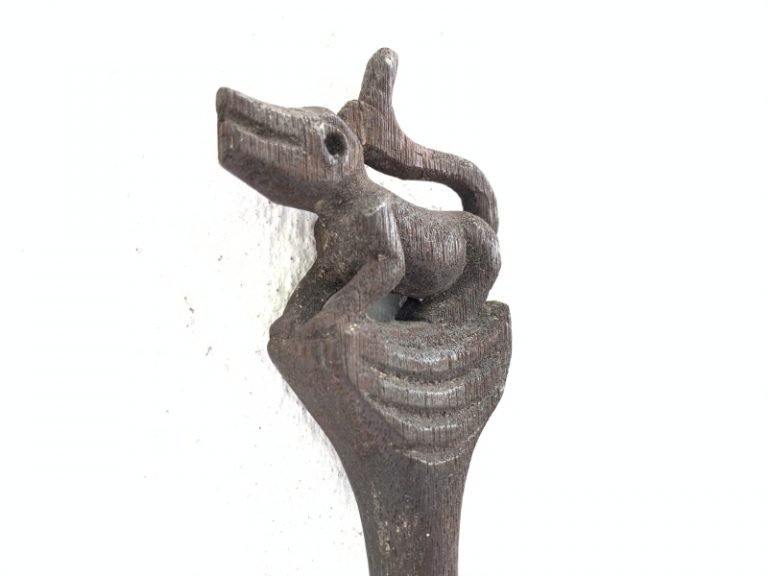 Antique Stick ANCESTRAL RITUAL Ironwood Figure Figurine Statue art