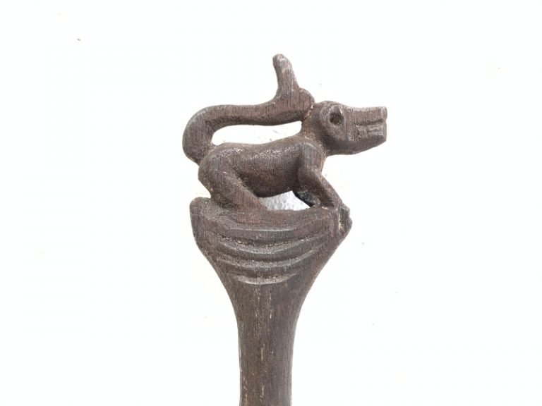 Antique Stick ANCESTRAL RITUAL Ironwood Figure Figurine Statue art