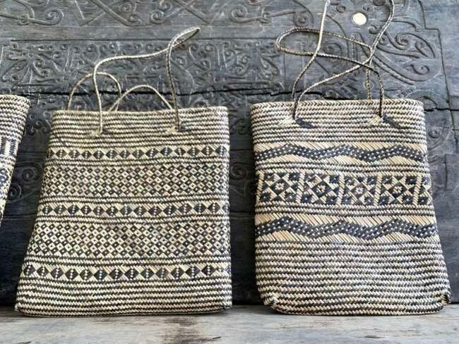 Traditional Bag (3 Pieces) Shoulder Bag Weaving Basket Handbag