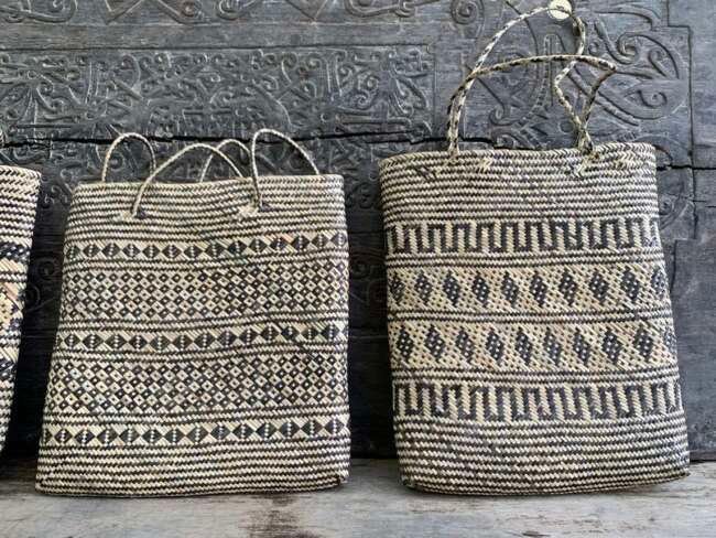 Traditional Bag (3 Pieces) Shoulder Bag Weaving Basket Handbag