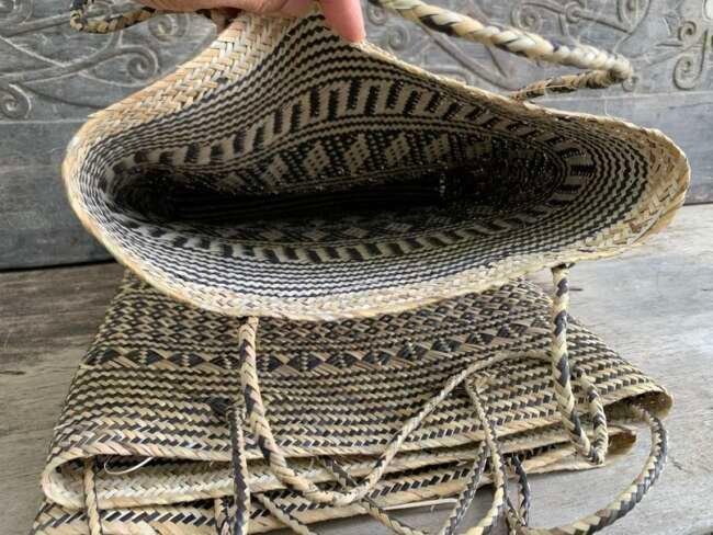 Traditional Bag (3 Pieces) Shoulder Bag Weaving Basket Handbag