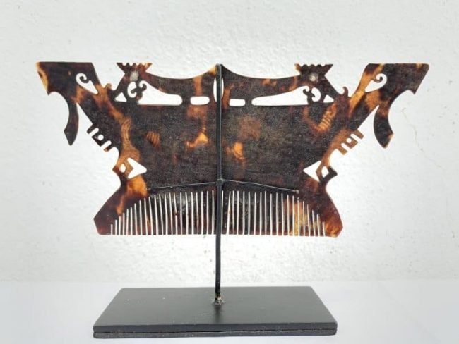 HEADDRESS FACELESS CROWN 155mm Indonesia Jewelry Artifact