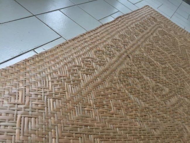 rattan mat SPECTACULAR HANDWOVEN Floor Decoration Asian Home