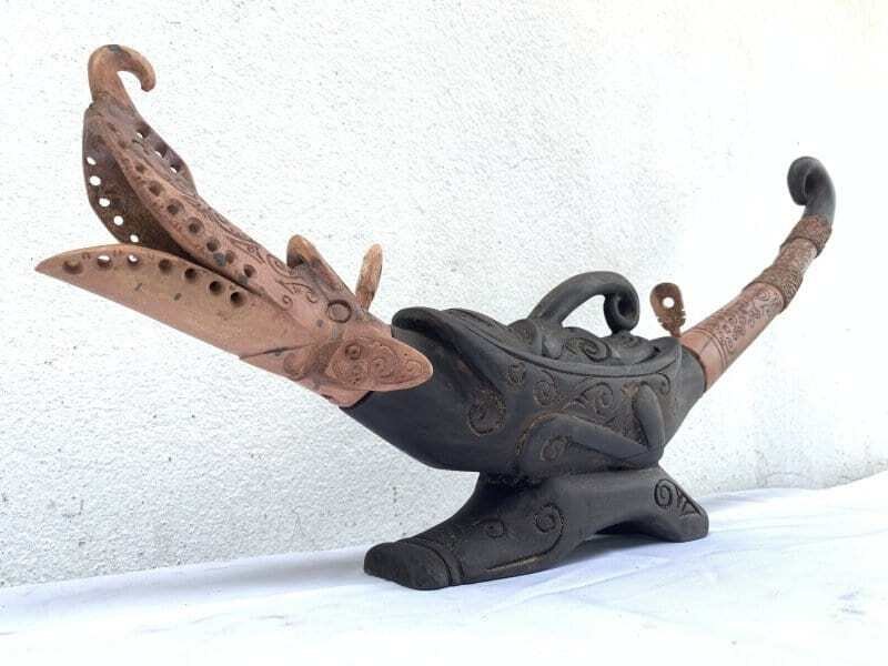 Batak Box tribe Tribal Jewelry Container Medicine Statue - Asian ...