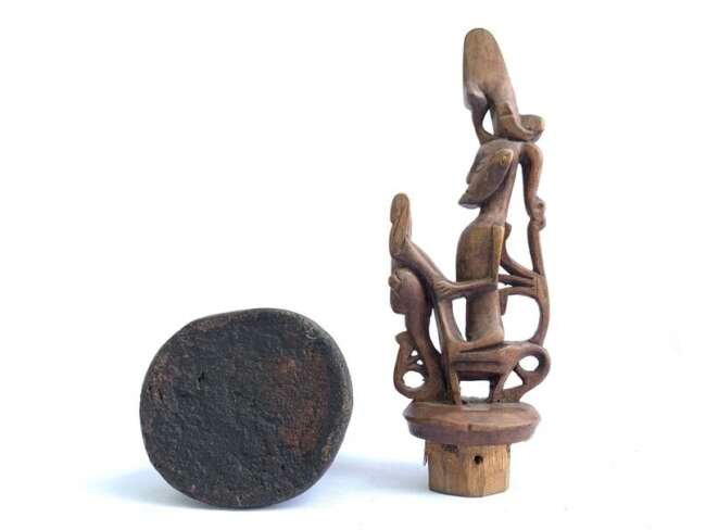 Batak Box Medicine Chamber Jewelry Container Statue Sculpture