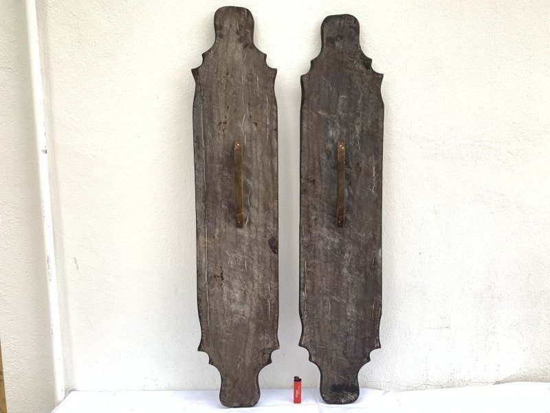 Native Shield Wood Carving Tribal Armor gorgeous carved| Asian antique ...