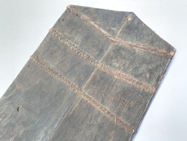 Tribal War Shield Authentic Borneo Dayak Armor Guard - Asian antique ...