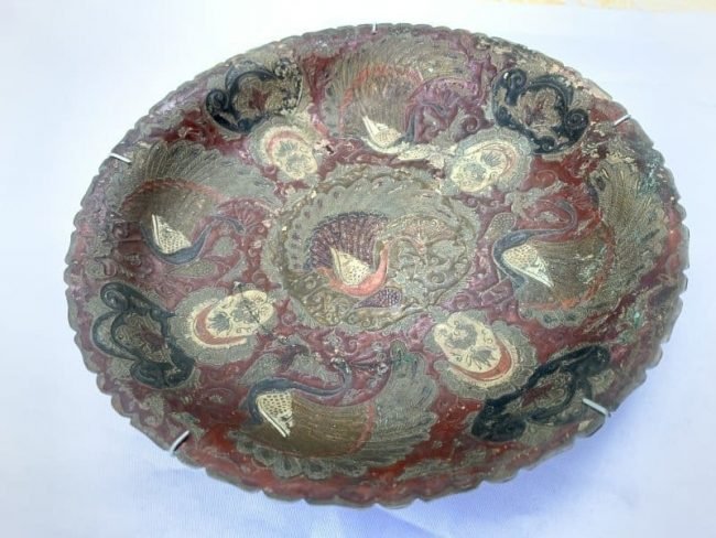 Brass Plate Bali Balinese Old Painting Art - Asian antique, tribal art ...