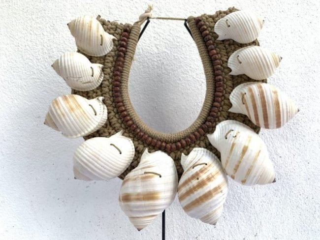Seashell Necklace Tribal Shell Body Adornment Jewelry - Asian antique ...