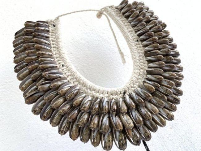 Shell Deco Tribal Necklace Art Artwork Shells Seashell Jewelry Gift Asian