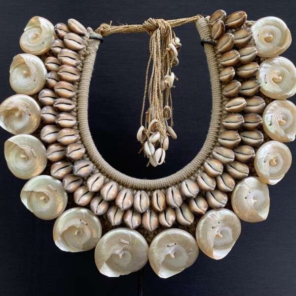 Shell Necklace Irian Jaya Tribal Seashell Body Adornment Jewelry