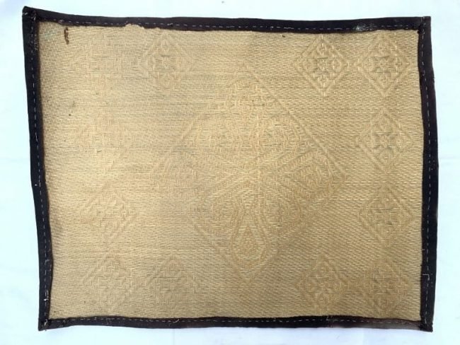 Dining Mat Old Rattan Panel Fiber Art Weaving Woven Painting